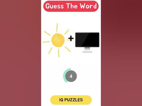 Can You Guess This Word? Guess the Word Puzzle - YouTube