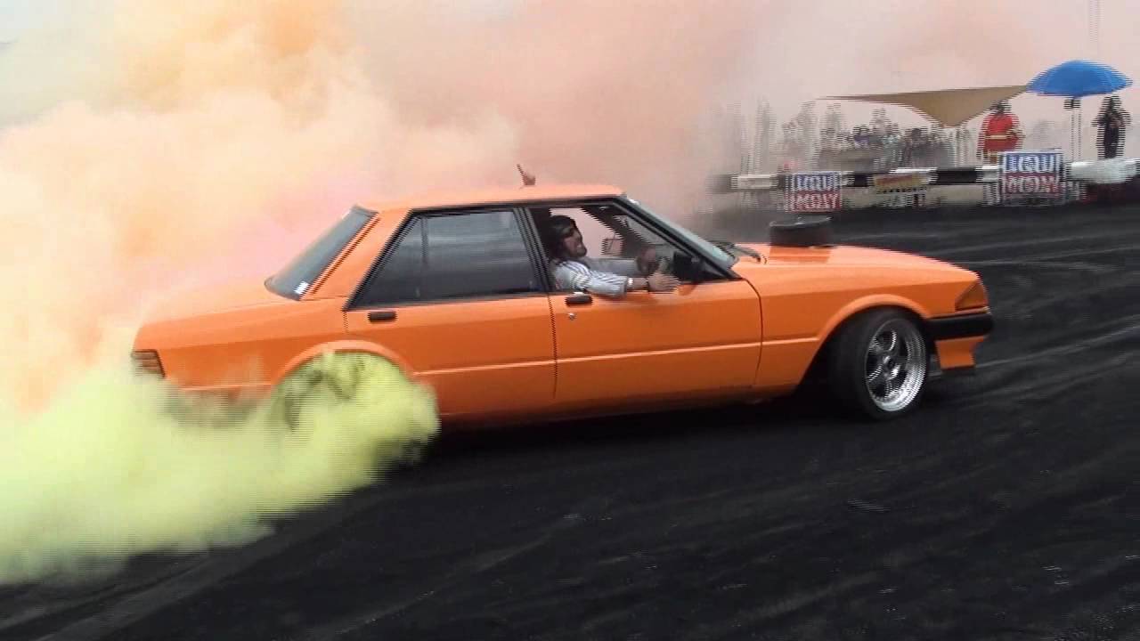 The World's Most Colourful Burnout! - YouTube
