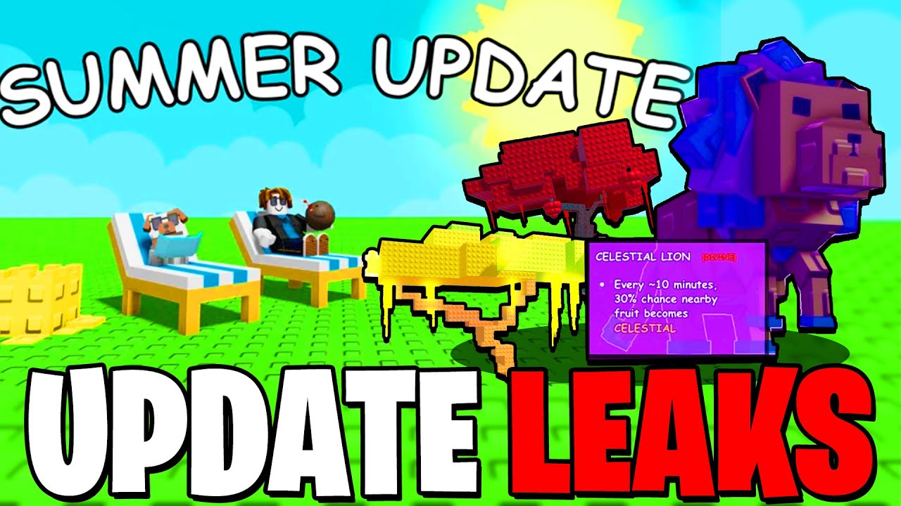 *NEW* SUMMER UPDATE LEAKS In Grow A Garden! Roblox - YouTube