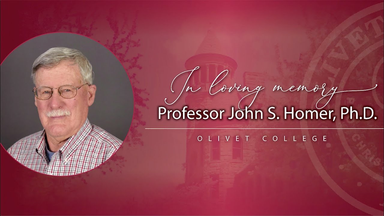 Celebration of Life - Professor John S. Homer, Ph.D. - YouTube