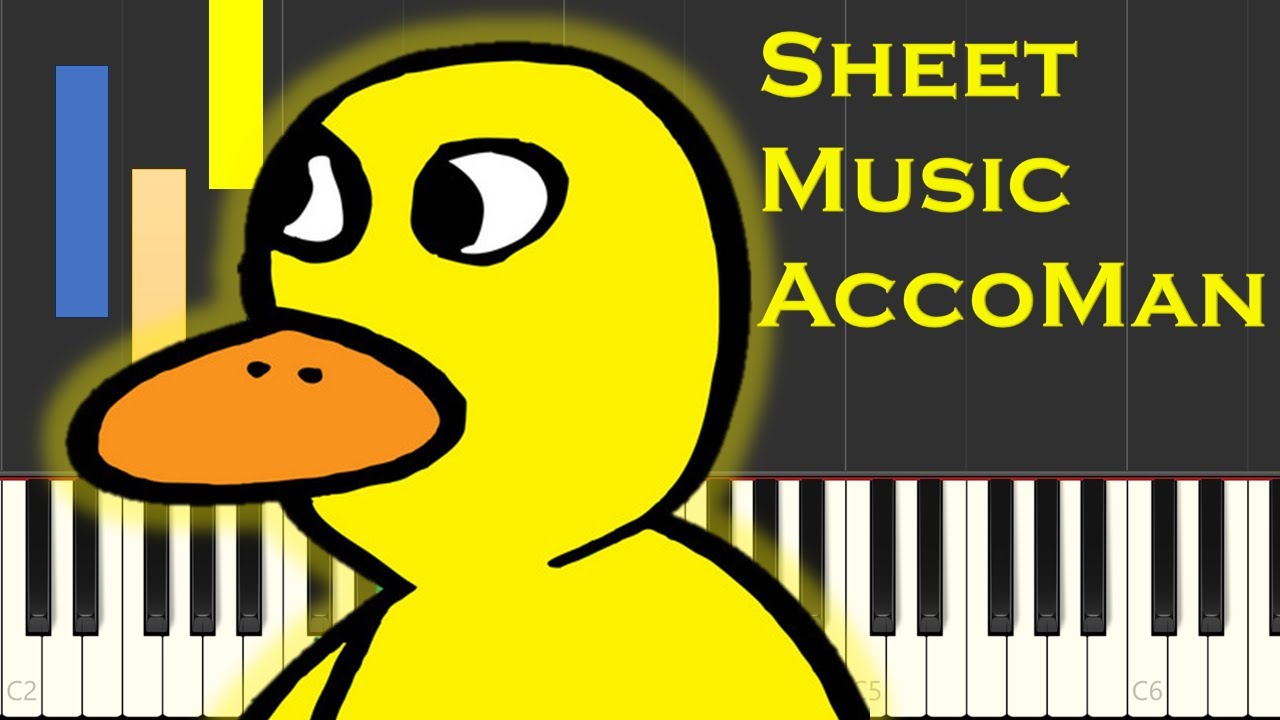 Learn How to Play The Duck Song With Sheet Music - YouTube