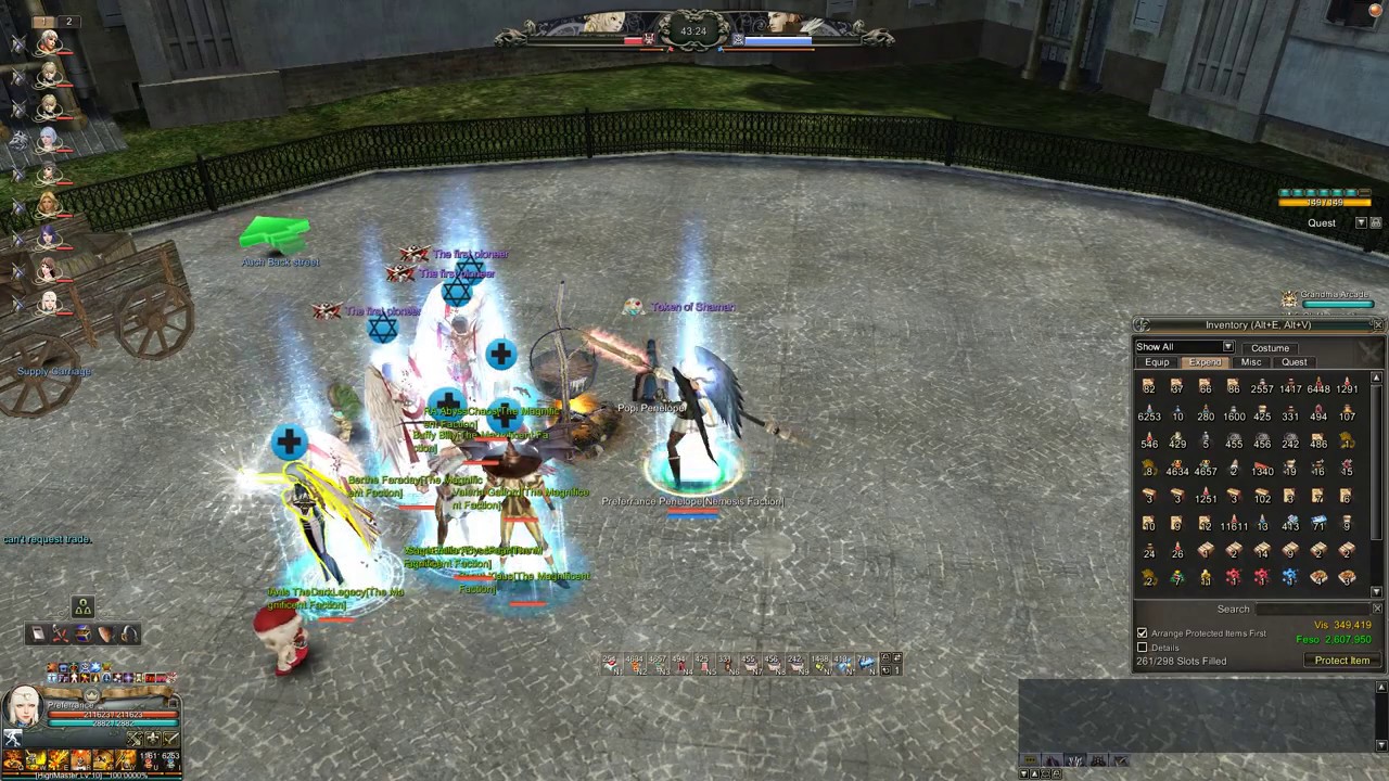 Granado Espada NA Clique Battle Mag clan botting - YouTube