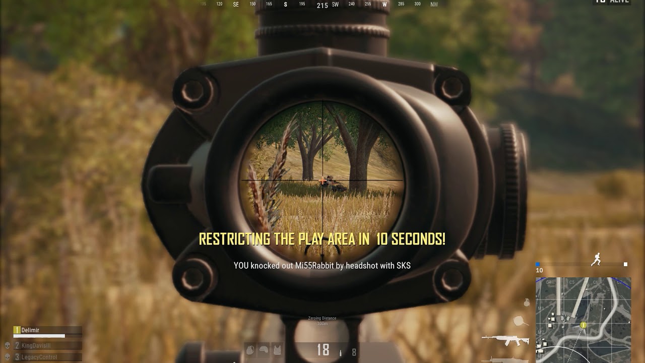 PUBG Triple kill SKS - YouTube