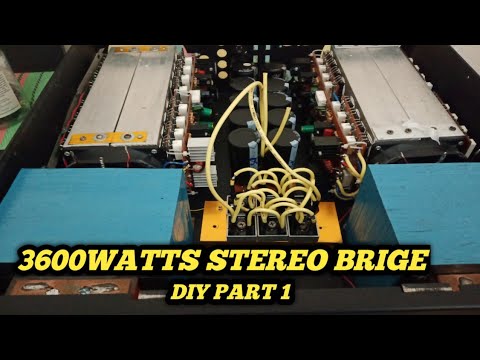 DIY TR-7000 brige amplifier by Megatech (part 1) - YouTube