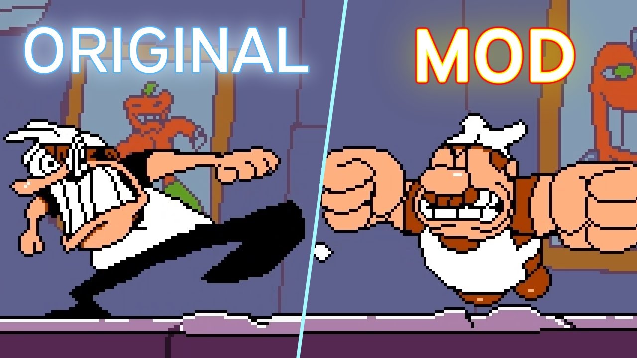 What if Gustavo was the main playable character? [Pizza Tower mods ...