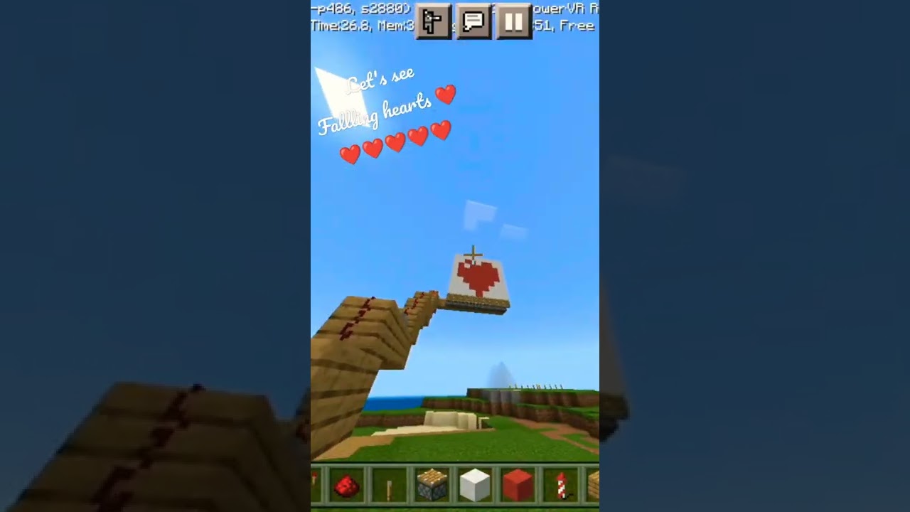 falling hearts effect hd - YouTube