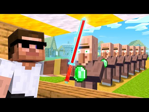 I Crafted Illegal items for Villagers in Minecraft..