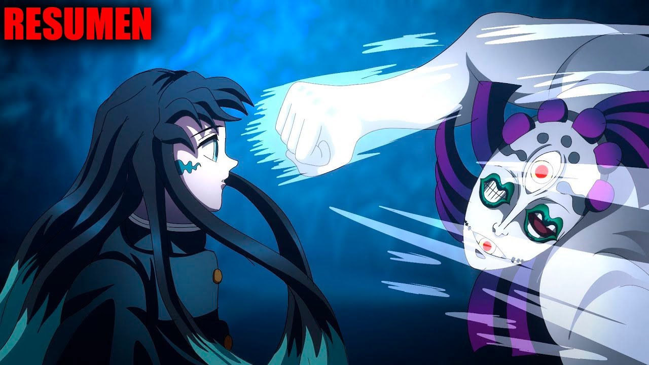 MUICHIRO TOKITO VS GYOKKO (Luna Superior 5)🔞KIMETSU NO YAIBA RESUMEN ...