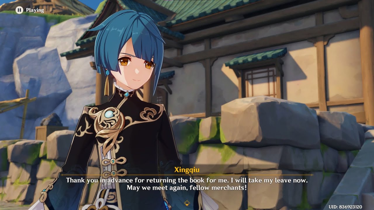 Genshin Impact Character Story Quest: Xingqiu - Fabulae Textile: Act I ...