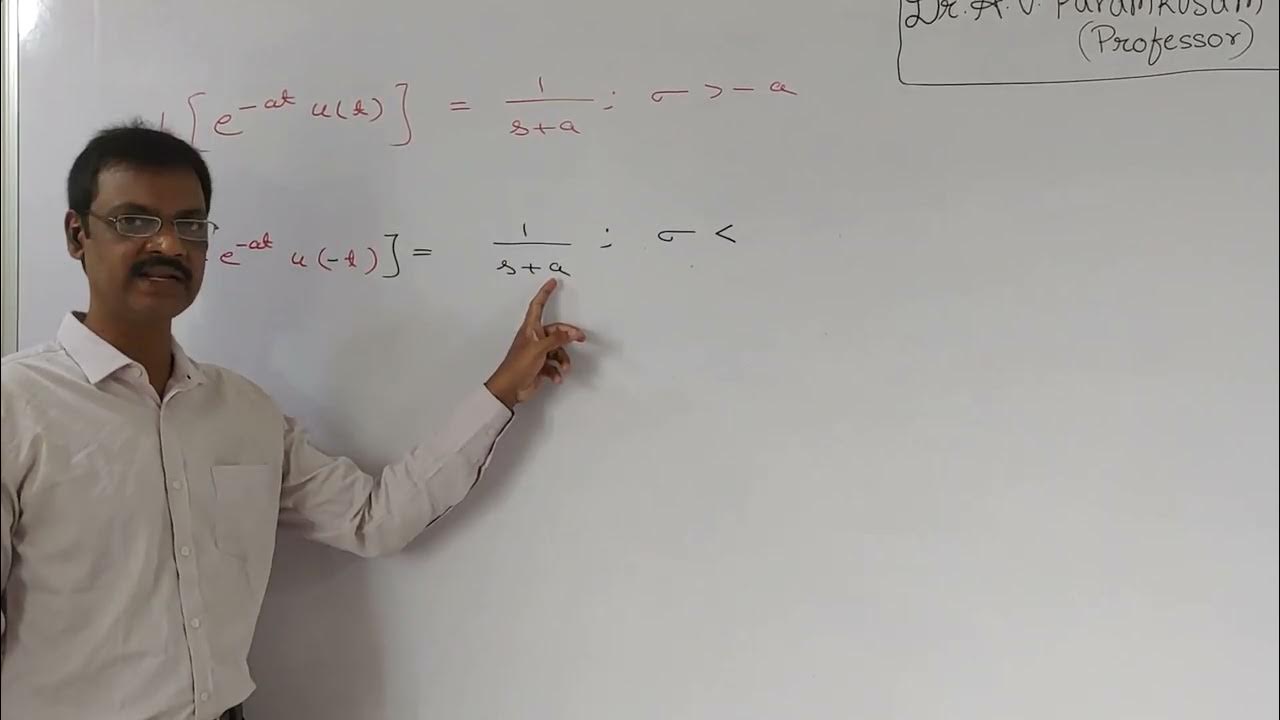 Laplace Transform of Different Exponential Signals Part 4 - YouTube