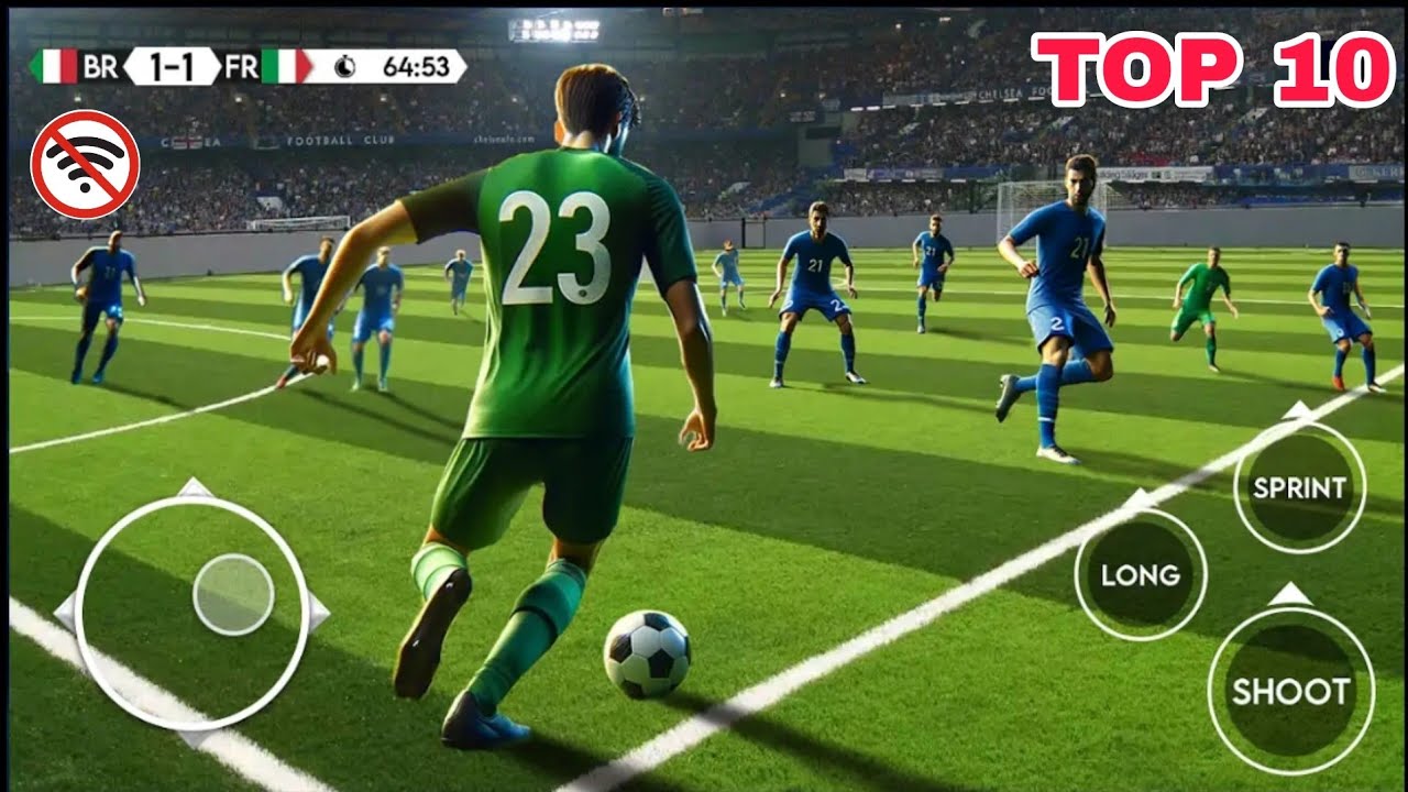2024 EN İYİ İNTERNETSİZ 10 MOBİL FUTBOL OYUNU GÜNCEL LİSTE🎮 Android İos ...