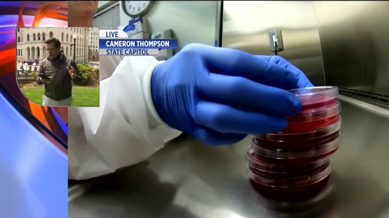 Protesters rally to reopen Virginia; update on testing - YouTube