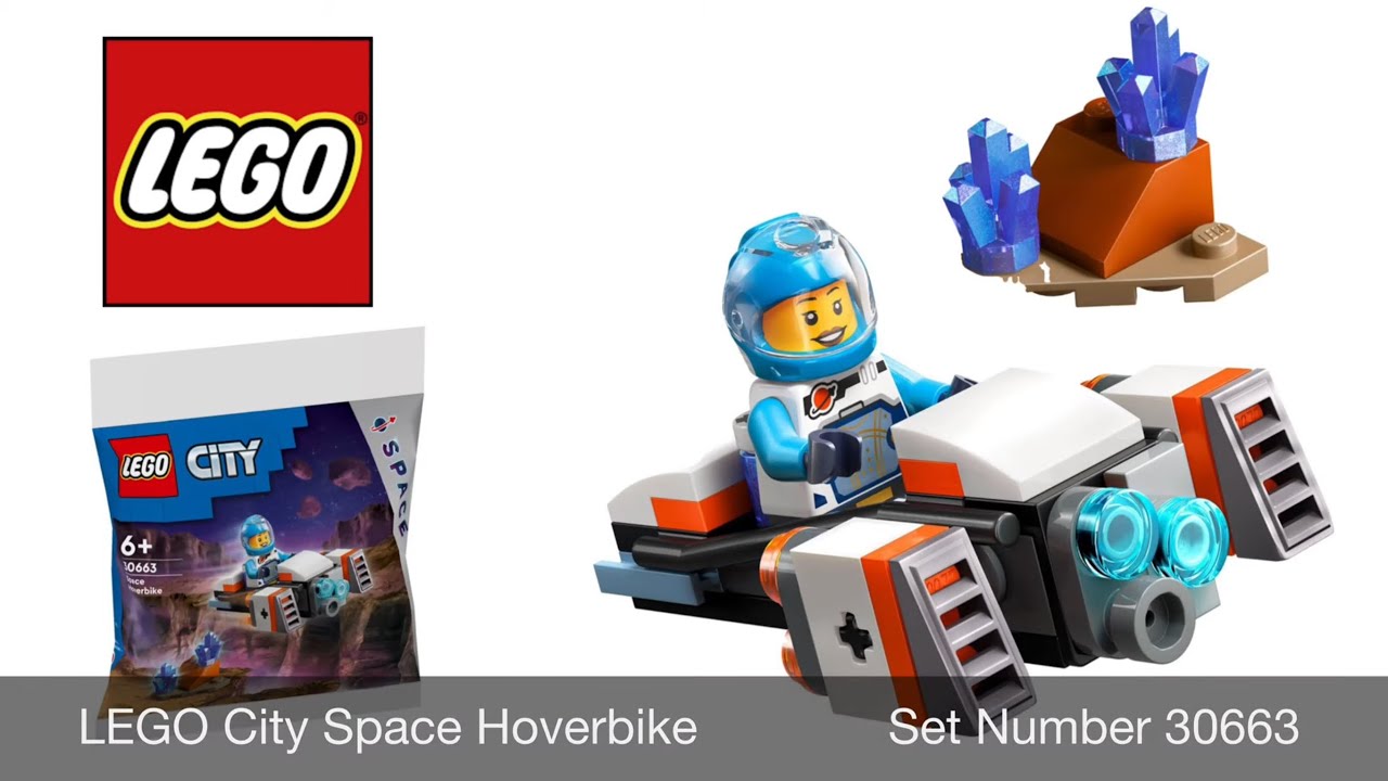 Lego Space Hoverbike Polybag (30663) Stop Motion Speed Build - YouTube