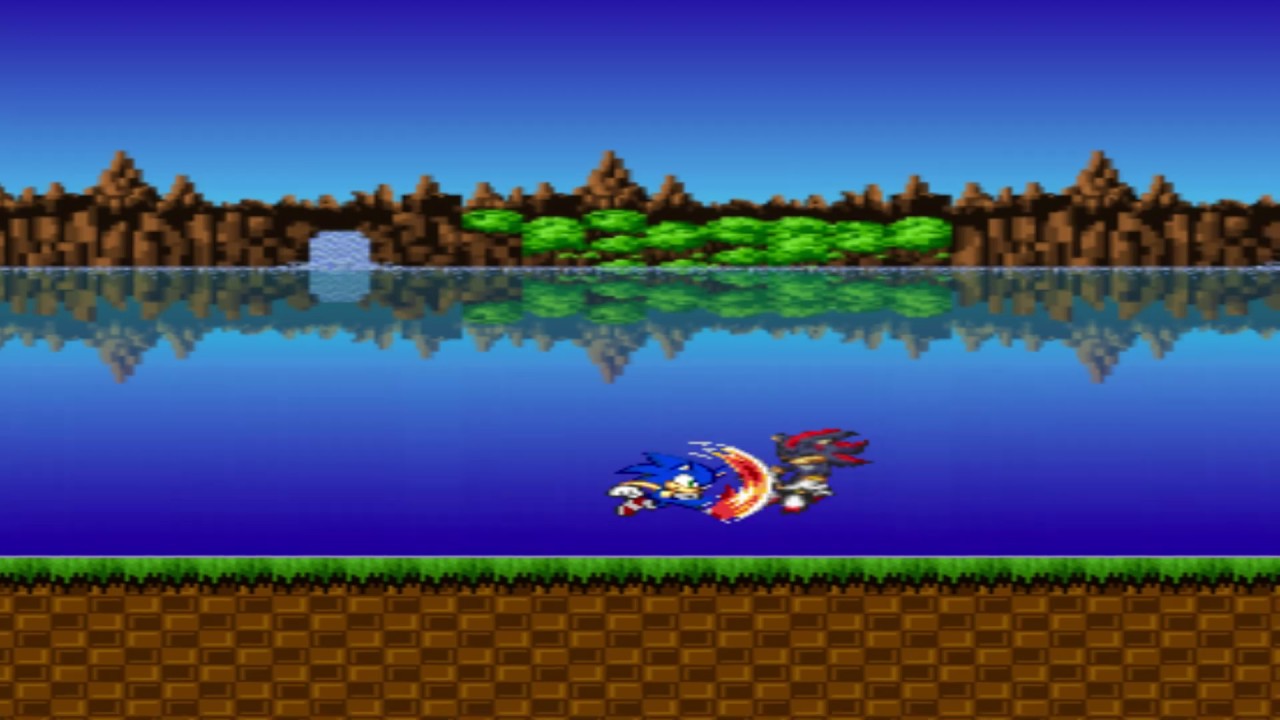 Sonic Sprite Animation - YouTube