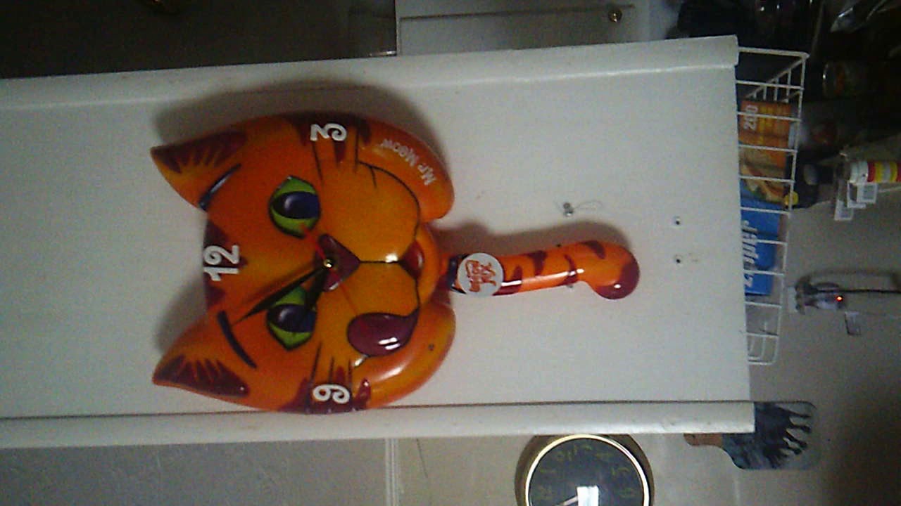 MR. MEOW CAT CLOCK - YouTube