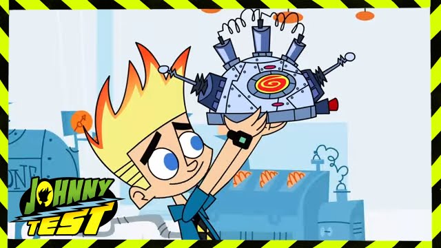 Johnny Test - Black & White & Johnny All Over // Johnny's Rat Race ...