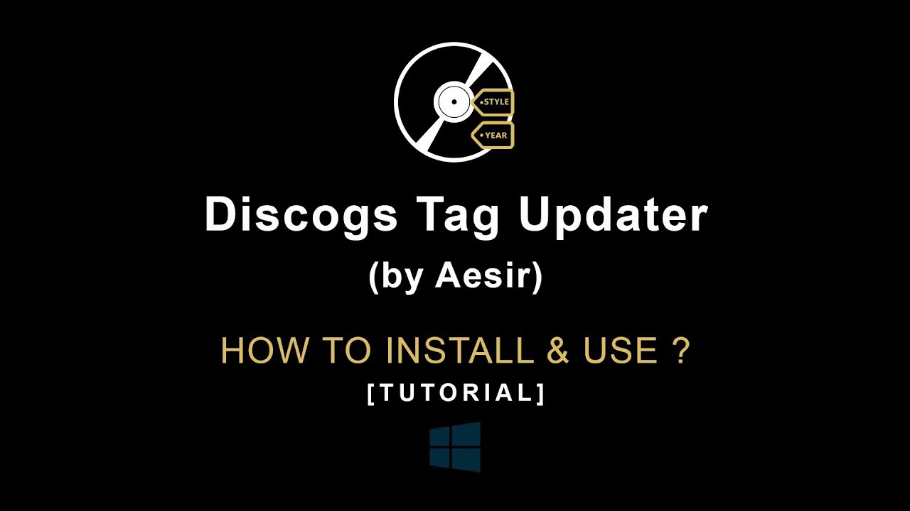 Discogs Tag Updater - How to install & use on Windows - YouTube