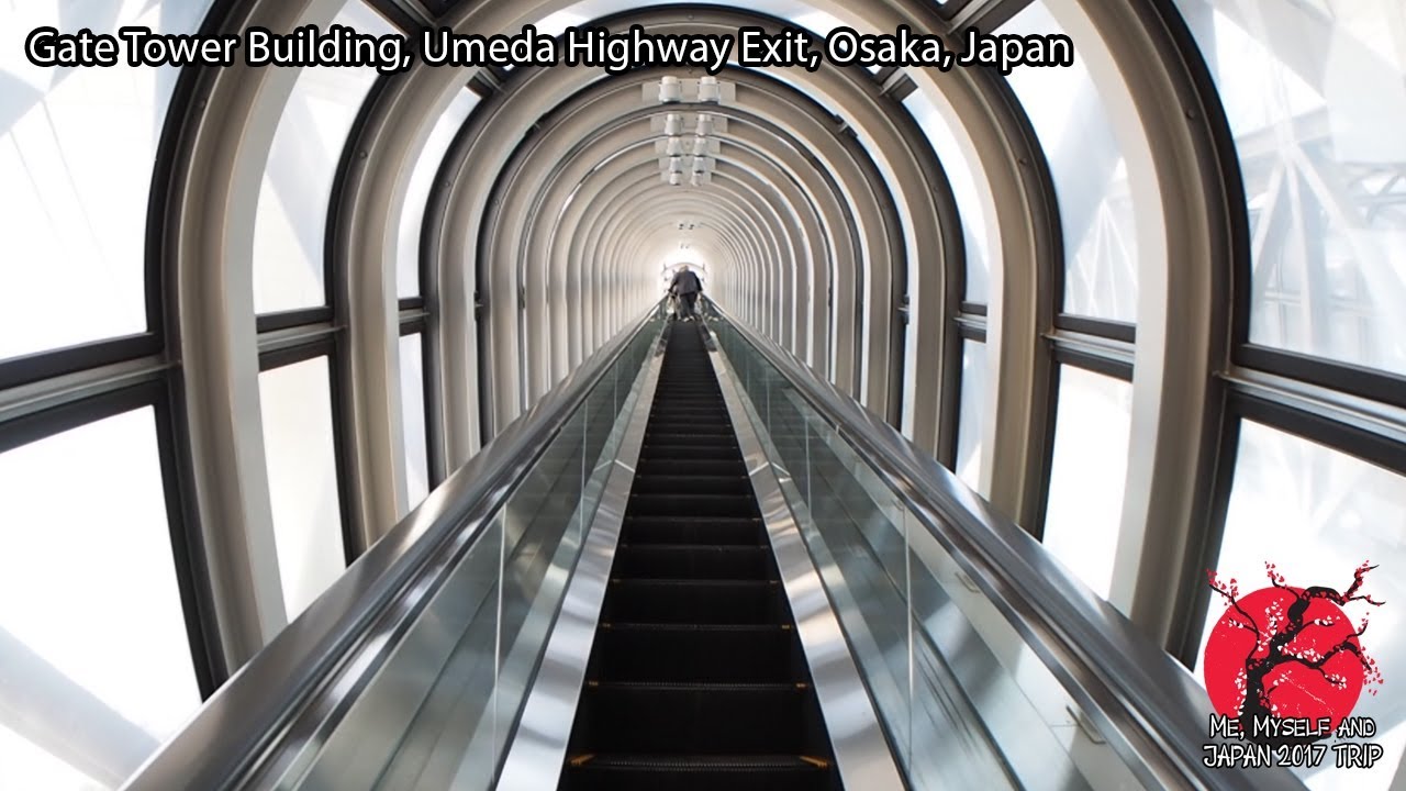 Gate Tower Building, Umeda Highway Exit, Osaka - YouTube