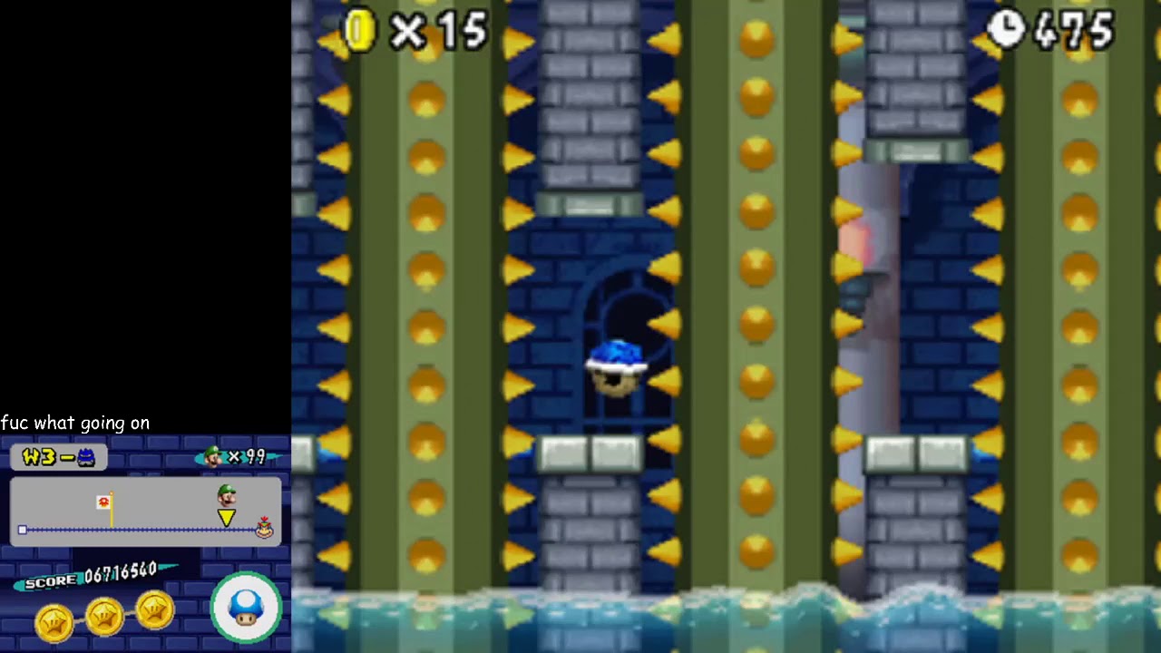 NSMB 3-Castle 100% IL in 0:48 - YouTube