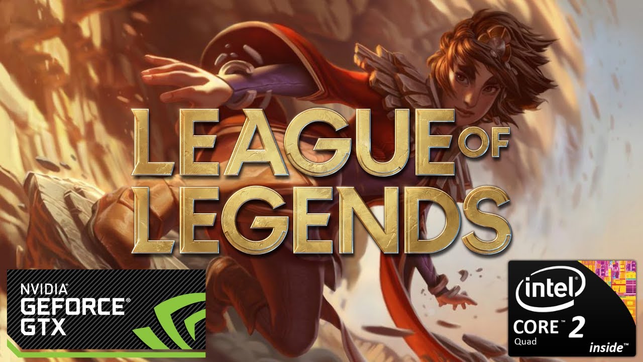 LOL - League of Legends - Core 2 Quad Q8300/GTX 550TI/4GB RAM - YouTube