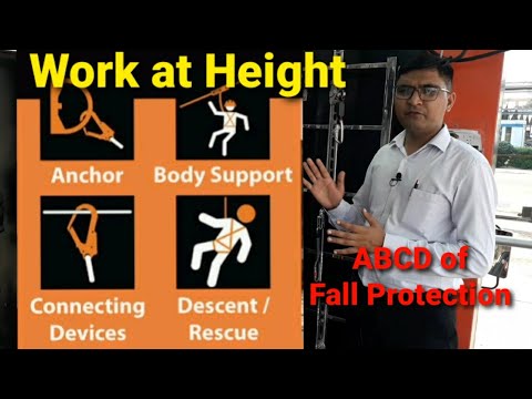 Work at Height | ABCD of Fall Protection | Types of Lanyard and it's ...