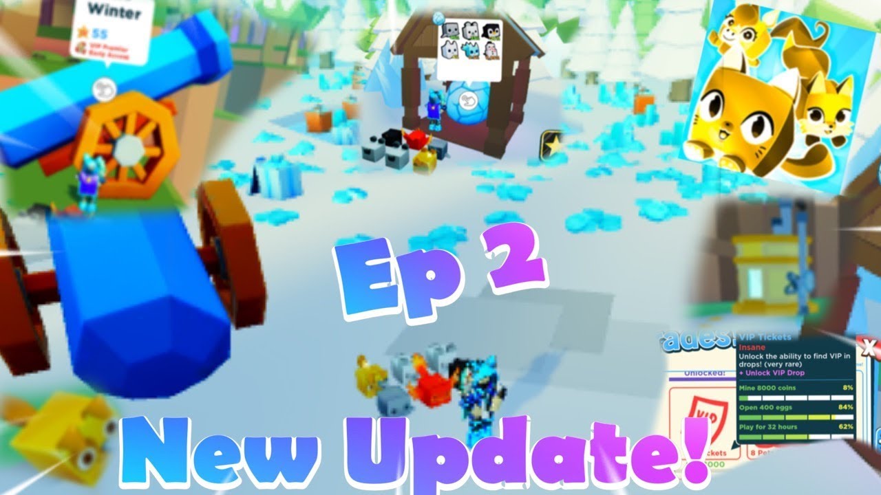 Roblox- "Pet Simulator 2!" {Episode 2} New Gold Pets Update!!! - YouTube