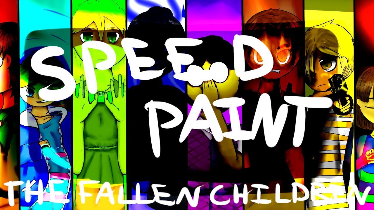 The Fallen Children | Undertale AU Speed paint - YouTube