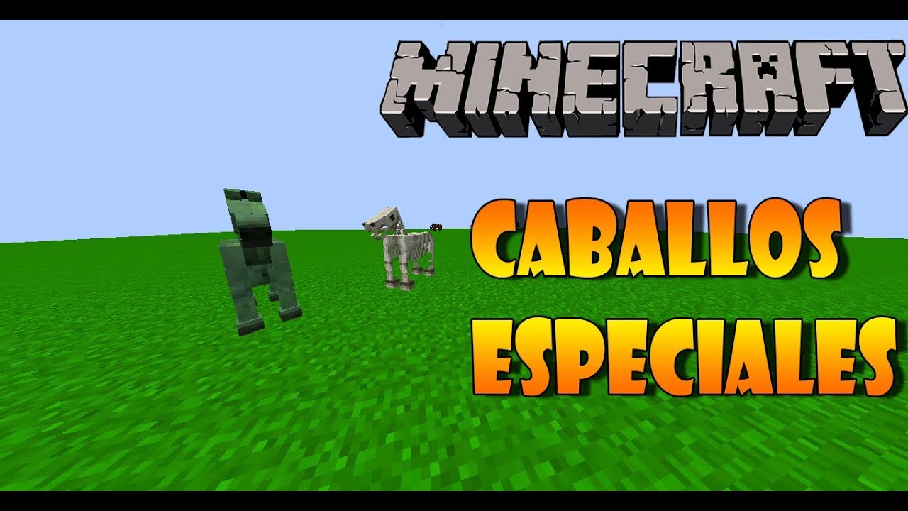 Trucos Minecraft | Caballos Especiales Zombie y Esqueleto | Capitulo 2 ...