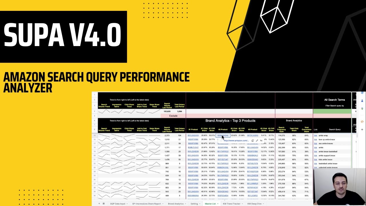 How to Use SUPA V4.0 (Search Query Performance Analyzer)Template - YouTube