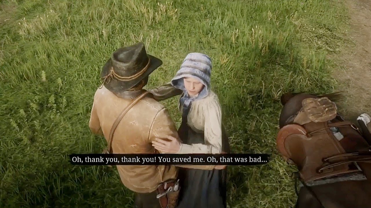 Woman Gives Arthur a Hug for Helping her (High Honor) - Red Dead ...