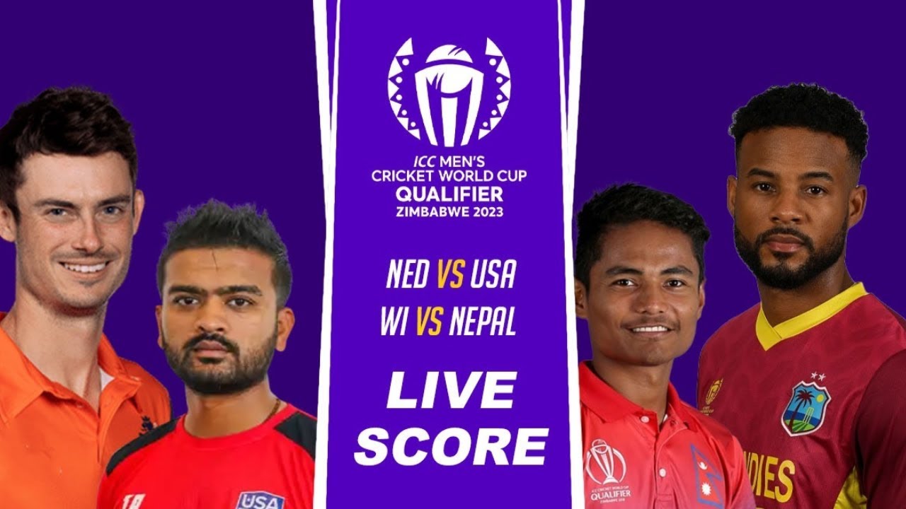 ODI world cup Qualifiers 2023 NED Vs USA Preview WI Vs NEP - YouTube