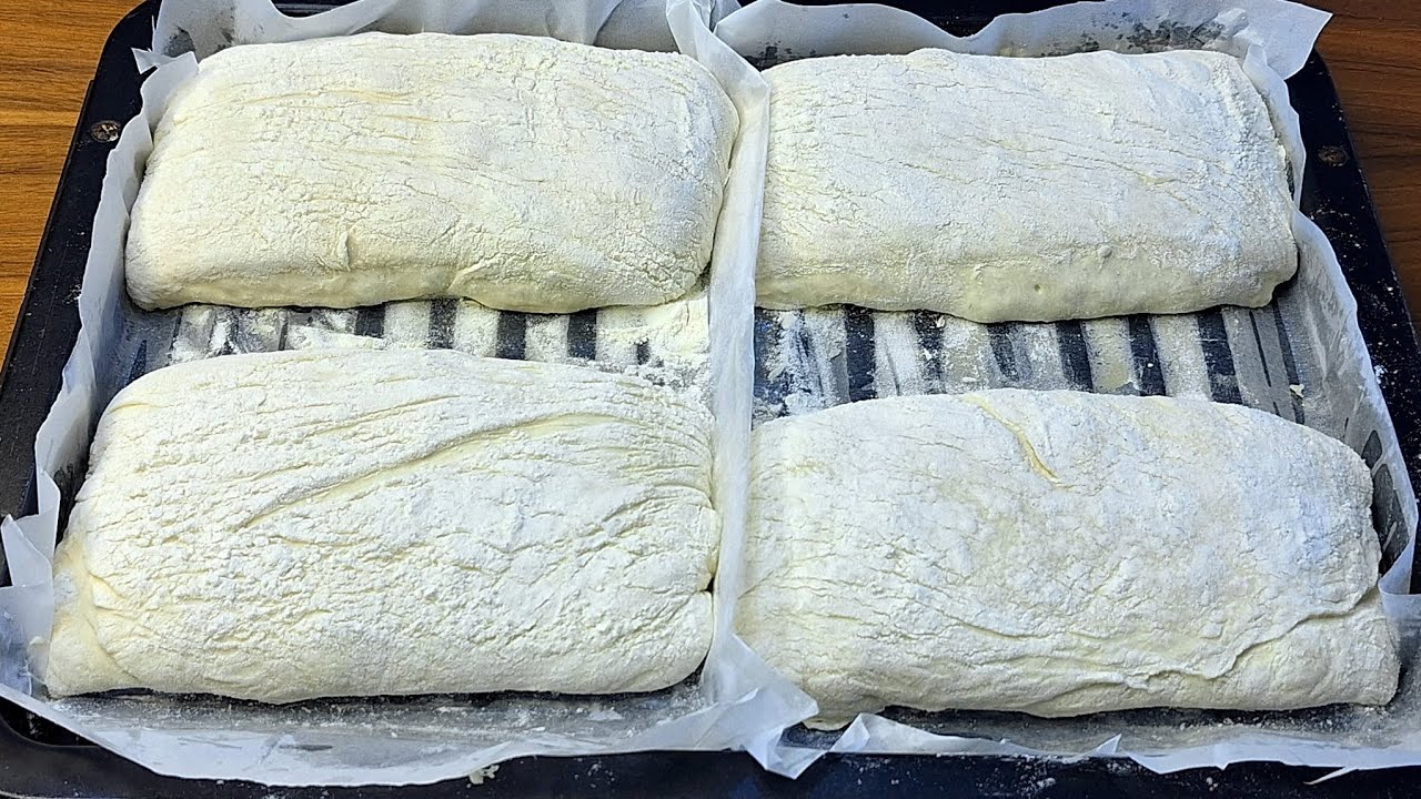 Liquid dough in 1 hour !! |Italian bread No kneading!! | easy recipes ...