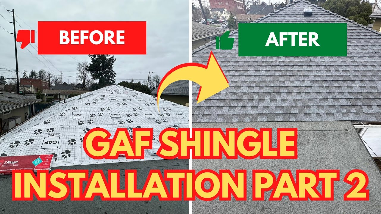 How To Install GAF Timberline HDZ Roofing Shingles After Underlayment ...