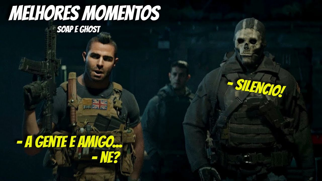 Soap e Ghost - Melhores momentos (cutscene) | COD: Mw2 - YouTube