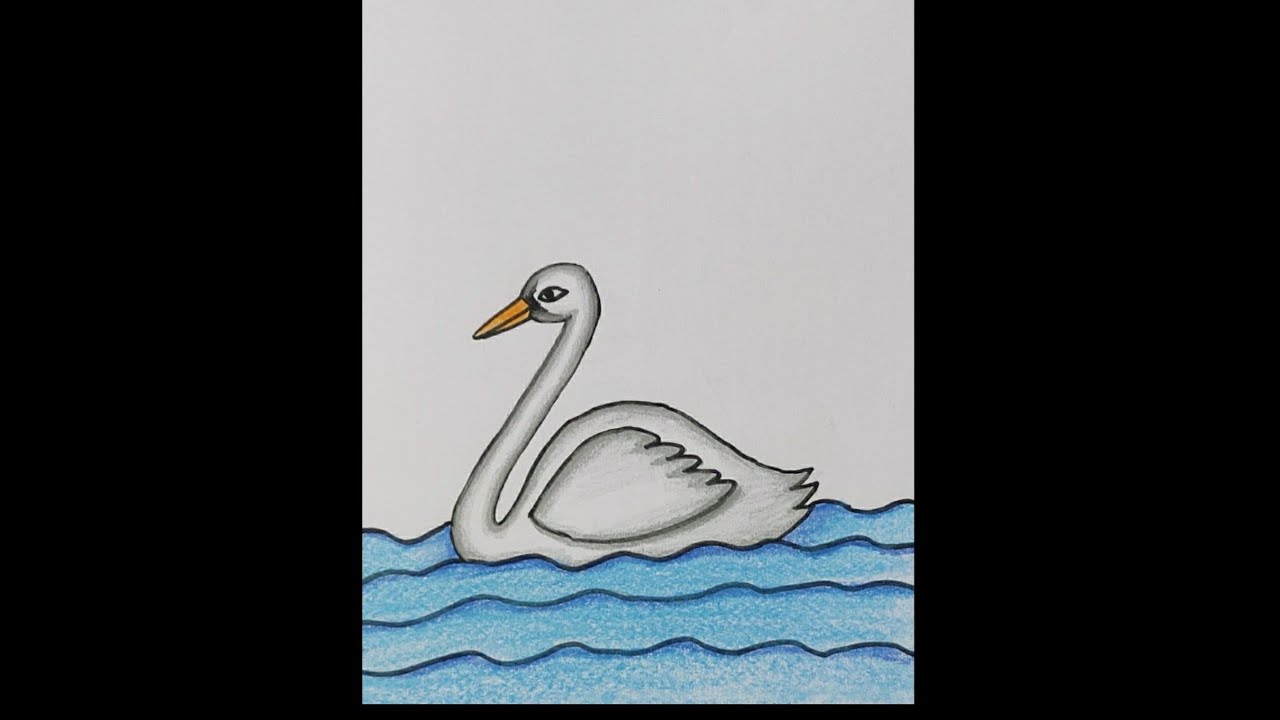Simple and attractive swan for kids in 3 minutes - YouTube
