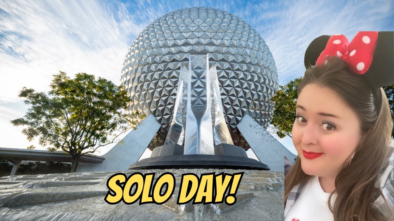 Solo Day at EPCOT | Spring Break 2024 Crowds | A Ride, A Drink & Topiaries! - YouTube