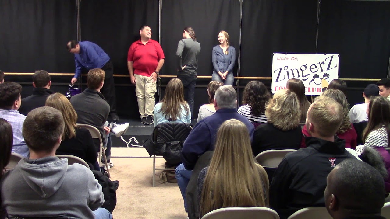 Scenes From A Hat - ZingerZ Clean Improv Comedy - YouTube