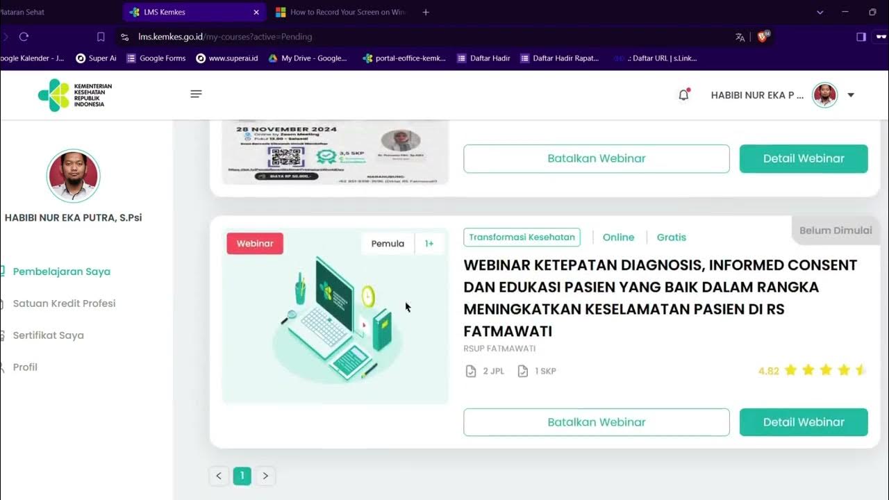 update cara pembelajaran LMS - YouTube