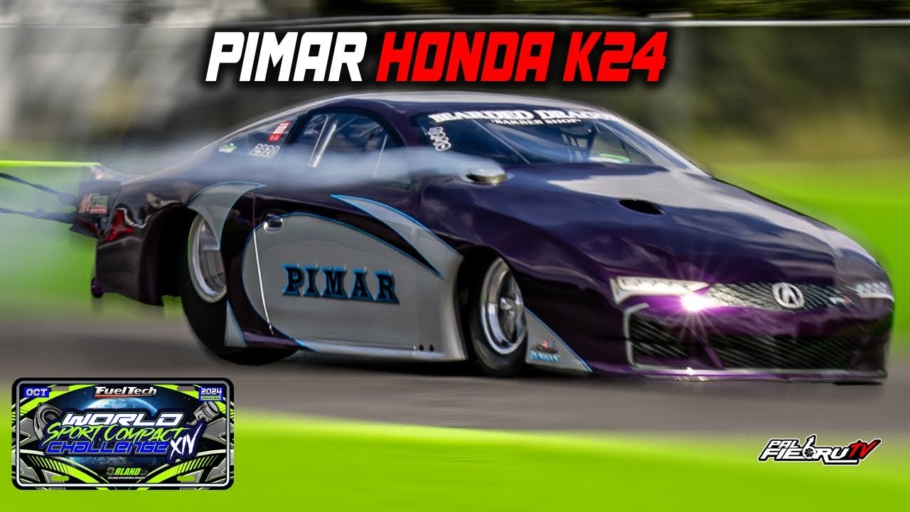 Uno de los 4 Cyl Más Rápidos del MUNDO Pimar Honda k24 Turbo - World ...