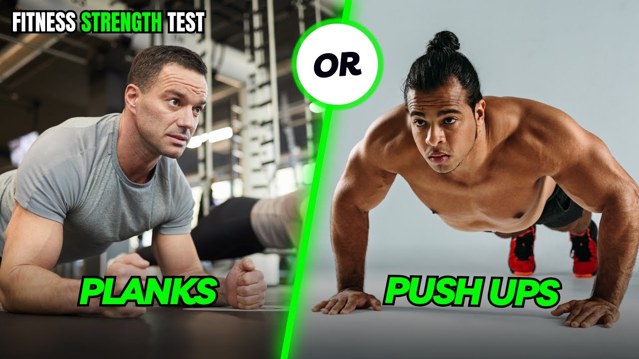 Planks or Push Ups? The Ultimate Core Fitness Strength Test - YouTube