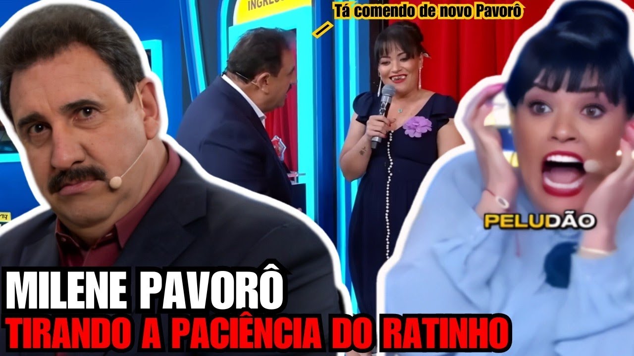 Às vezes que Milene Pavorô tirou a PACIÊNCIA do Ratinho durante o ...