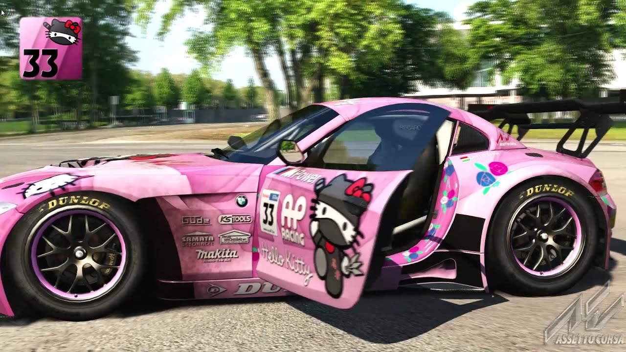 AC 1.0 - BMW Z4 GT3 - Hello Kitty Motorsport - YouTube