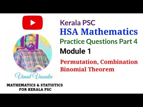 HSA Mathematics - Module 1 - Practice Questions Part 4- Permutation ...