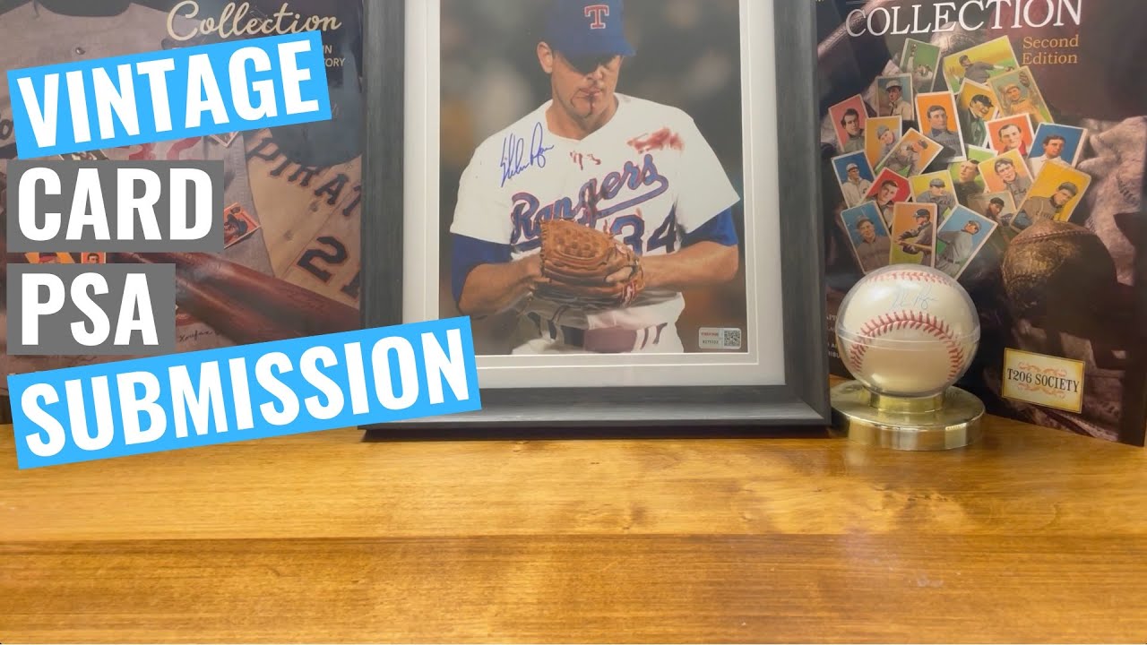 Vintage Sport Card PSA Submission - YouTube