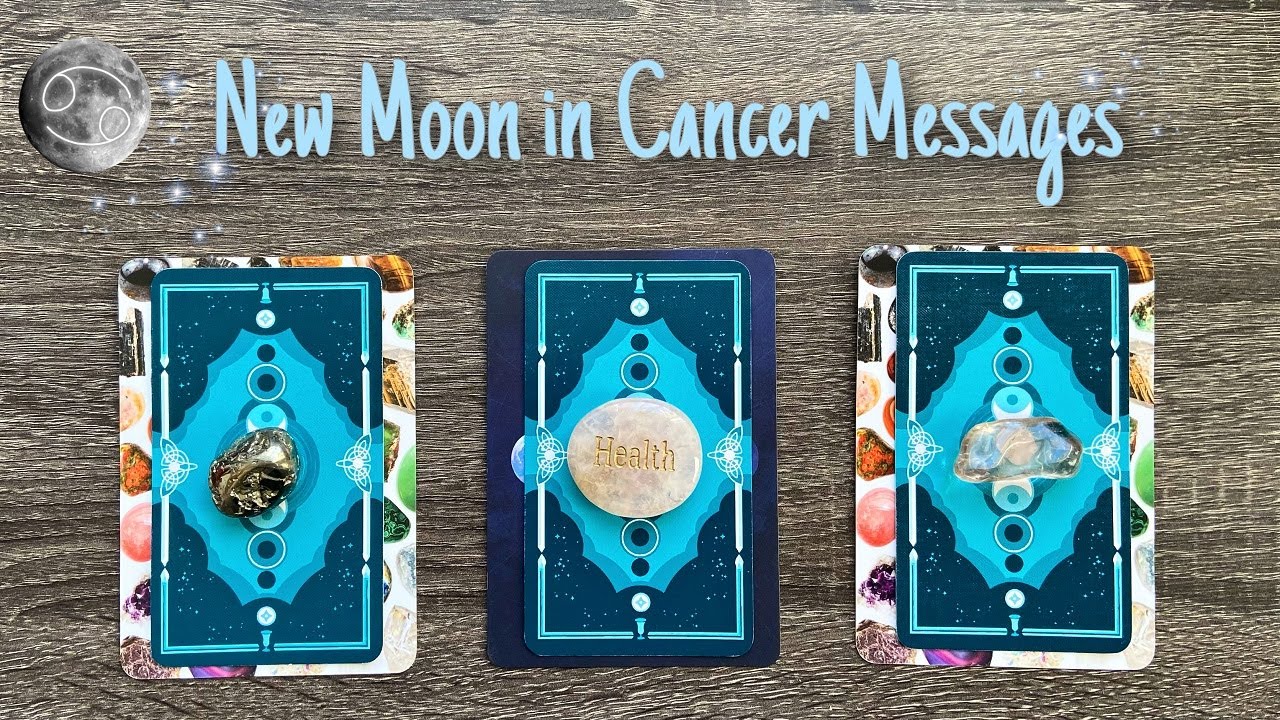 PICK A CARD New Moon in Cancer Messages 🌑🦀 - YouTube