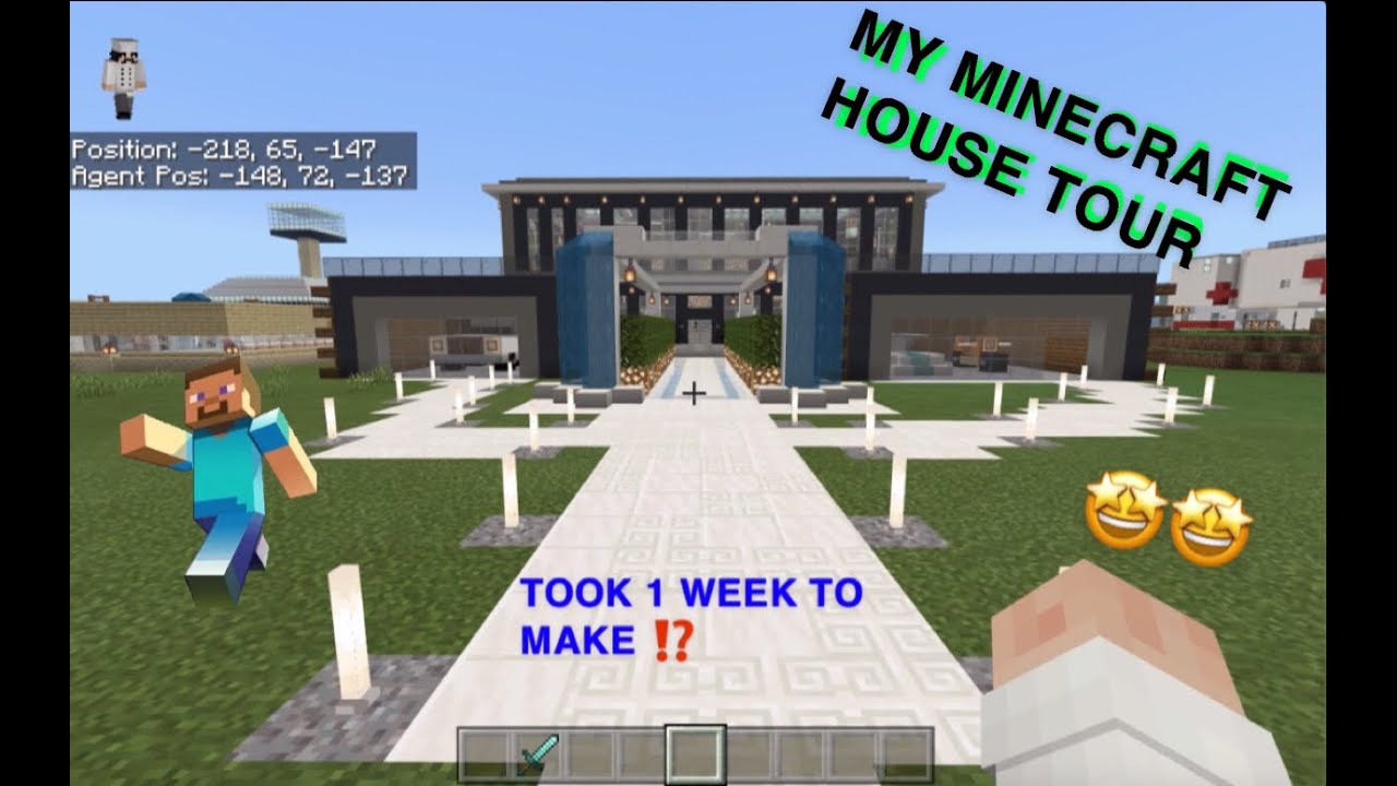 FULL MINECRAFT HOUSE TOUR! - YouTube
