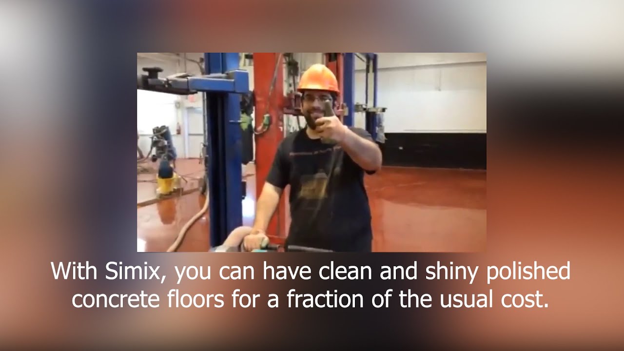 Simix transforms polished concrete at an Alfa Romeo dealership - YouTube