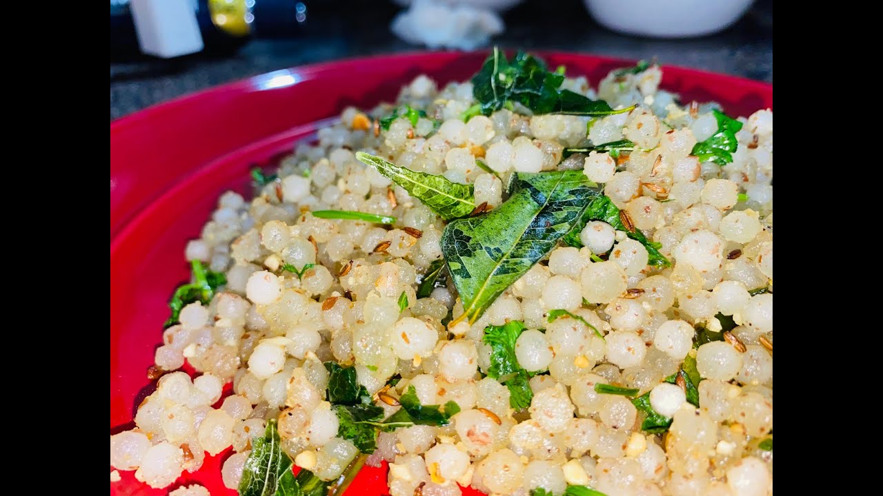 Sabudana khichdi | Healthy Sabudana khichdi | Tapioca Khichdi ...