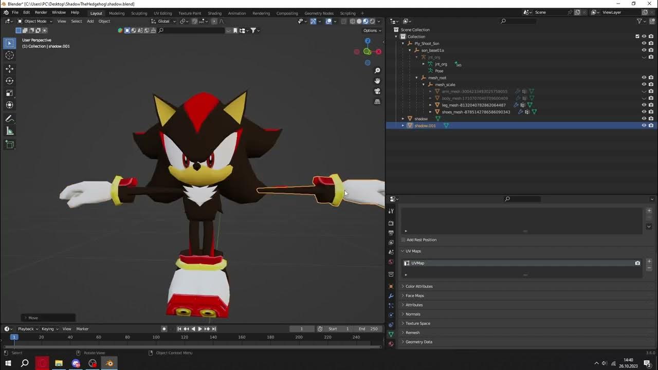 Sonic Superstars Custom Mesh Modding Timelapse/Tutorial - YouTube