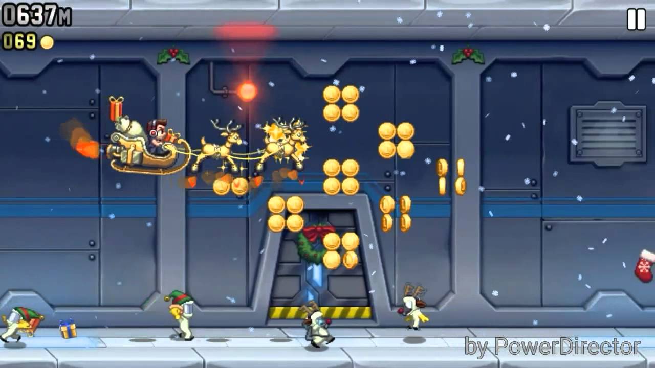 Jetpack Joyride sleigh of awesome theme song - YouTube